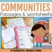 Communities Social Studies Unit: Reading Passages and Worksheets (PDF ...