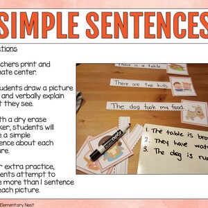 Summer Phonics and Grammar Review Activities, Summer Centers and ELA ...