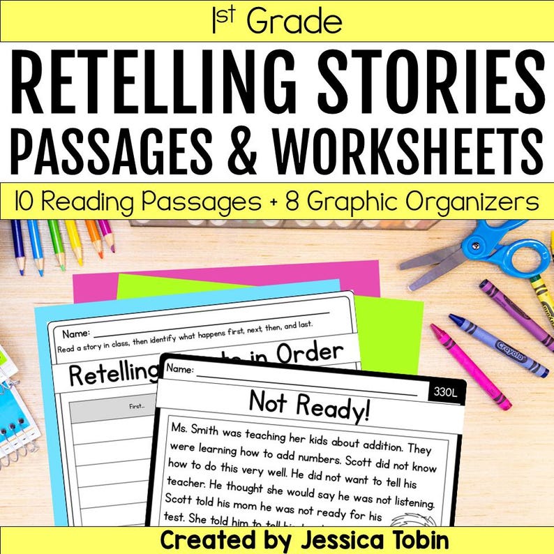 Retell, Morals, 1st Grade Reading Comprehension Passages and Questions ...