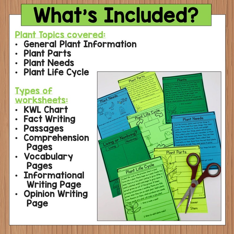 Plants, Plant Life Cycle, Parts of a Plant, Plant Needs - Plant Science ...