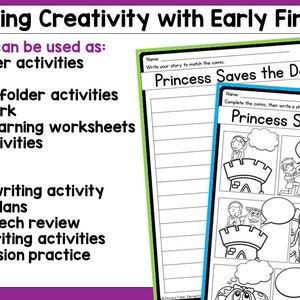 Fast Finisher Early Finishers Activities Creative Writing Math Review ...