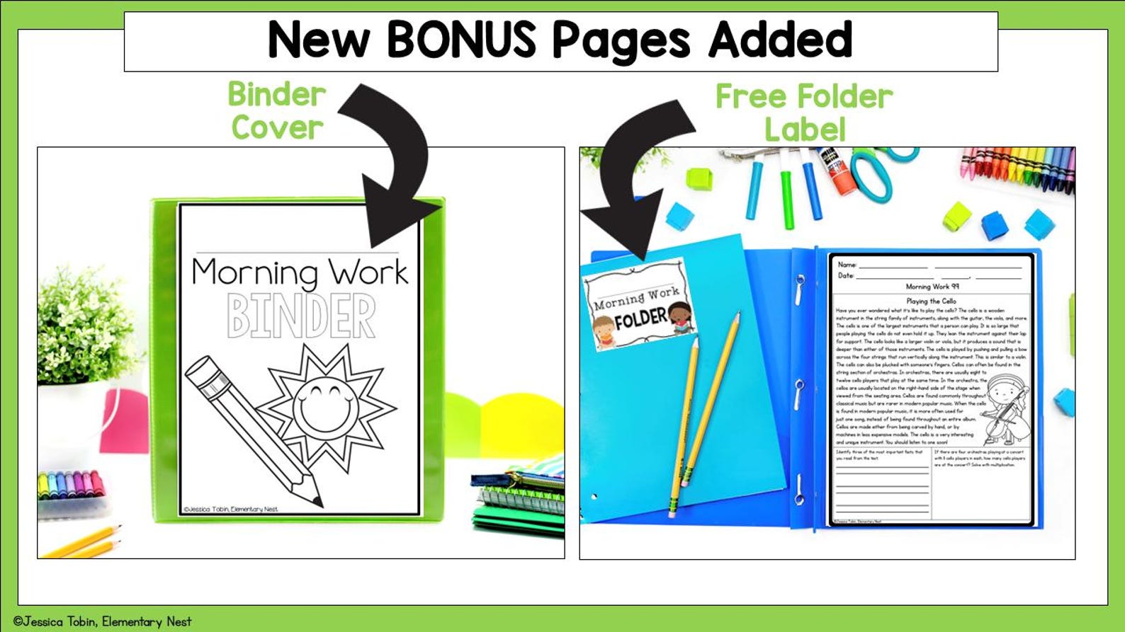 3rd Quarter 3rd Grade Homework With Folder Cover, ELA and Math Review ...