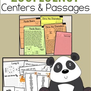 Animals Reading Fluency Passages and Centers 3rd Grade 2nd Grade ...