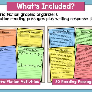 Reading Comprehension Passages & Questions 2nd Grade, Fiction Reading ...