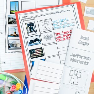 American Symbols Worksheets and Comprehension Reading Passages ...