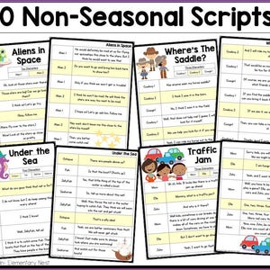 Readers Theater Scripts Reading Comprehension Fluency Passages 1st ...