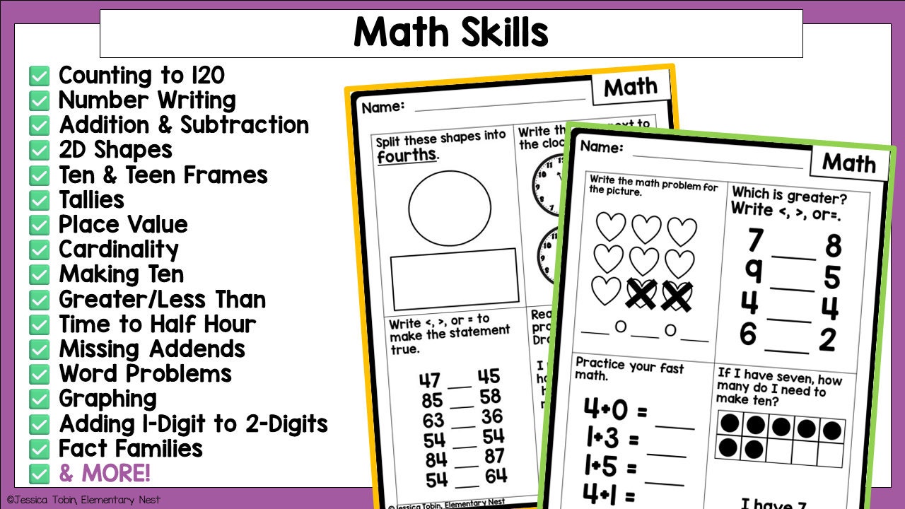 Homework, 1st Grade Homework, Weekly Homework W/ Homework Folder Cover ...
