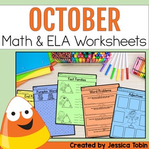 October Worksheets Math, Writing, Language - Halloween Word Search ...