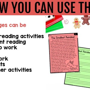 December Reading Comprehension, 4th 3rd Grade Christmas Reading ...