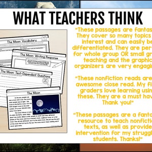 Nonfiction Close Reading Passage 3rd 2nd Grade Reading Comprehension ...