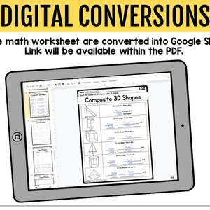 1st Grade Geometry Worksheets: 2D & 3D Shapes (PDF) - Etsy