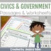 American Symbols Worksheets and Comprehension Reading Passages ...