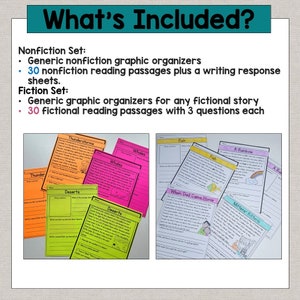 2nd Grade Reading Comprehension Passages & Questions, Fiction and ...