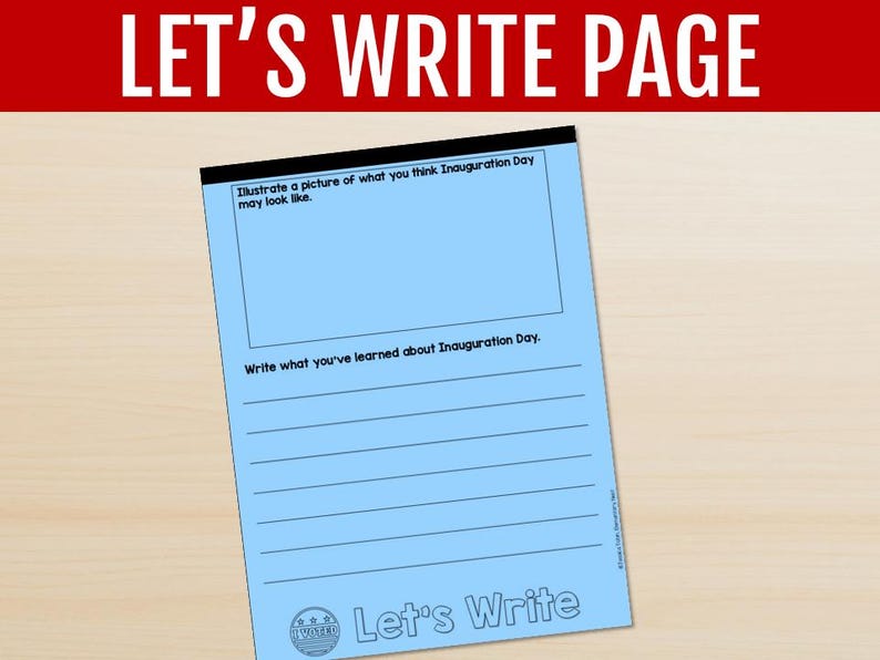 Inauguration Day Craft Reading Flip Book, Inauguration Day 2025 ...