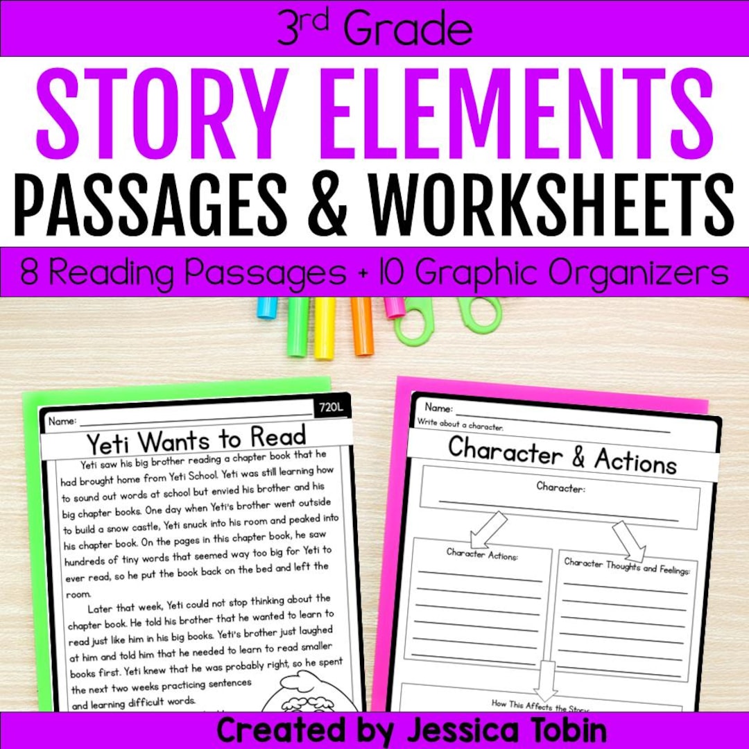 3rd Grade Reading Comprehension Passages: Character Traits & Story ...