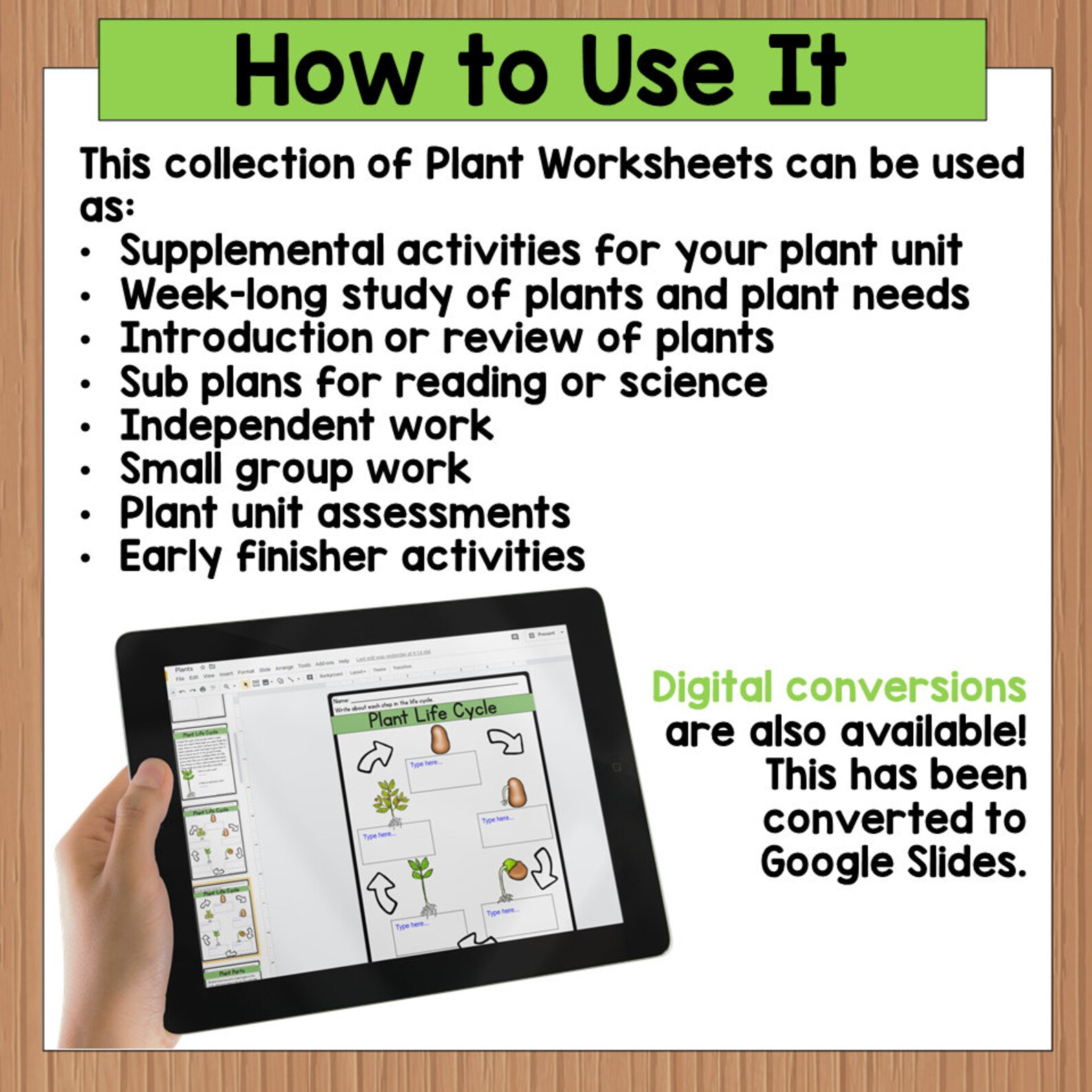 Plants, Plant Life Cycle, Parts of a Plant, Plant Needs - Plant Science ...