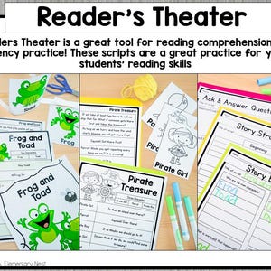 Readers Theater Scripts Reading Comprehension Fluency Passages 1st ...