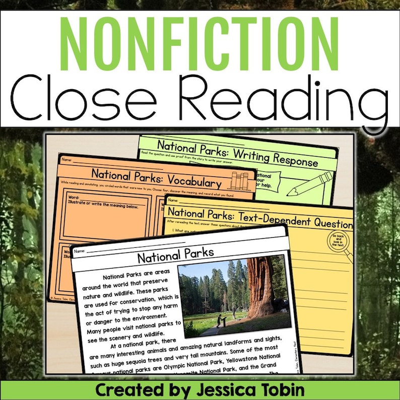 Nonfiction Close Reading Passage 3rd 2nd Grade Reading Comprehension ...