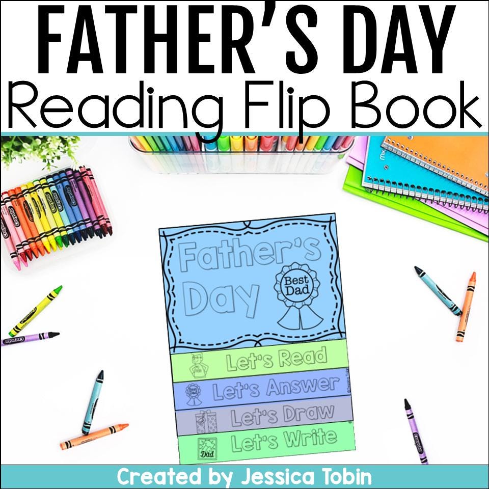 Fathers Day Book Father's Day Reading Comprehension With Coloring ...