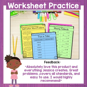 Addition and Subtraction Within 20 Word Problem Addition & Subtraction ...