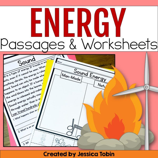 Types of Energy Worksheets - Etsy