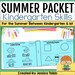Kindergarten Summer Packet Worksheets - Summer Review & Reading ...