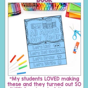 End of the Year Memory Book Writing Craft Flip Book, 1st 2nd Grade ...