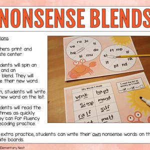 Summer Phonics and Grammar Review Activities, Summer Centers and ELA ...