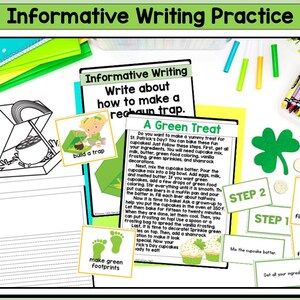 St. Patrick's Day Craftivity Writing 1st 2nd Grade, How to Catch a ...