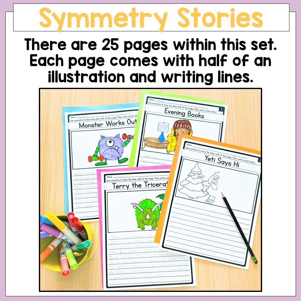 Symmetry Drawing Early Finishers Activities Art Lines of Symmetry, Fast ...