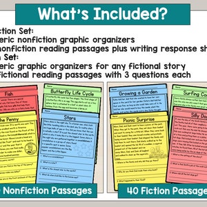2nd Grade Reading Comprehension Passages & Questions, Fiction and ...