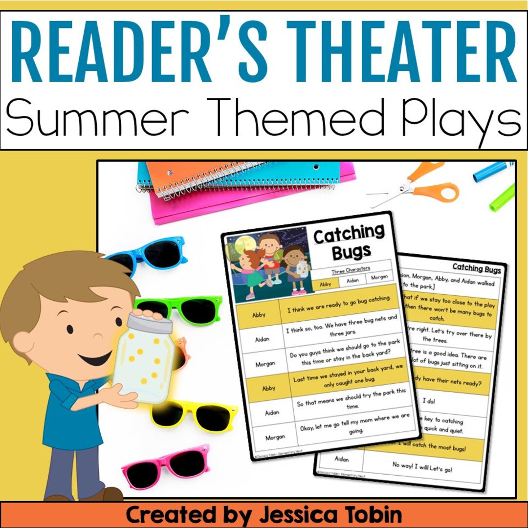 Summer Reading Activities, Summer Reading Comprehension Readers Theater ...