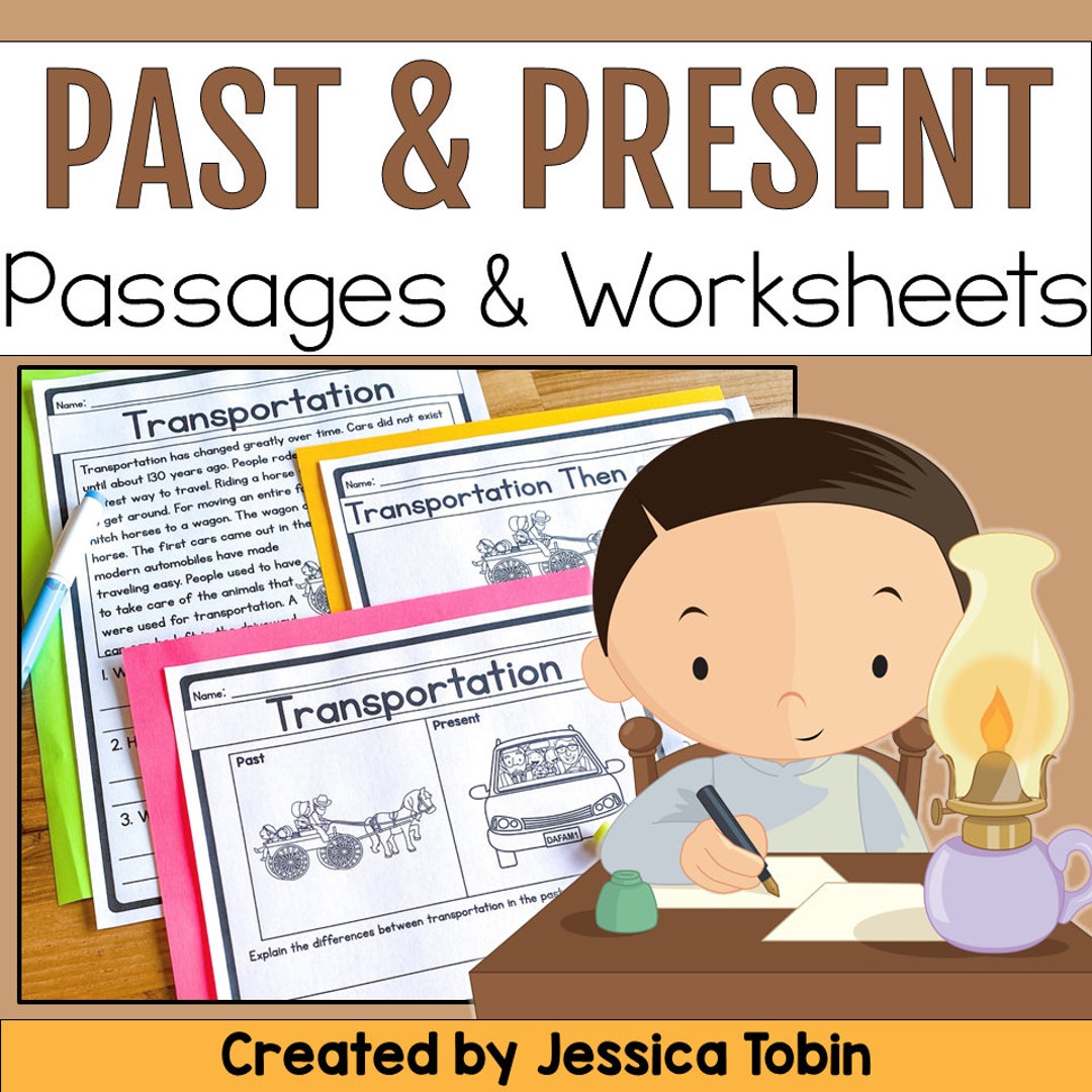 Then and Now Social Studies Unit - Technology, Transportation, Past and ...