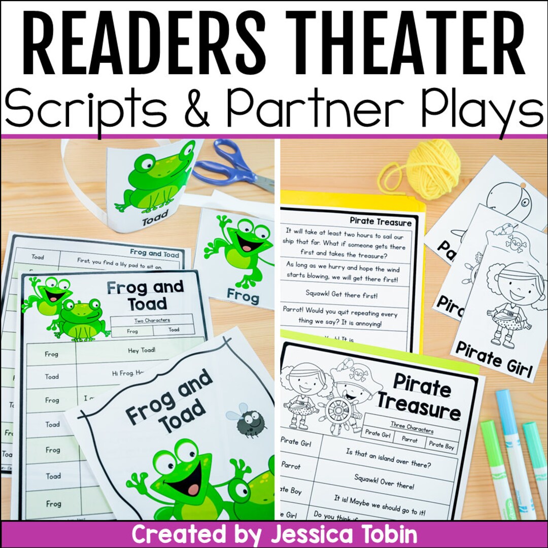 Reader's Theater Scripts - 3, 4, or 2 Person Readers Theater - Fluency ...
