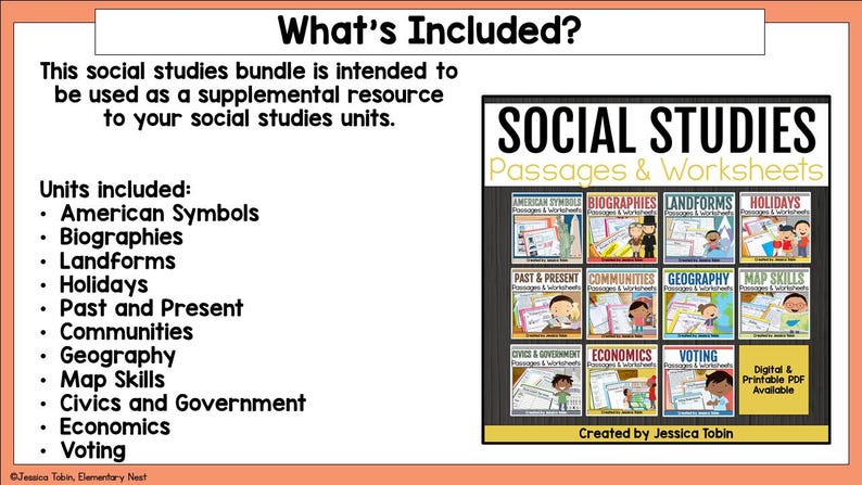Social Studies Worksheets Social Studies Reading 2nd & 3rd Grade Social ...