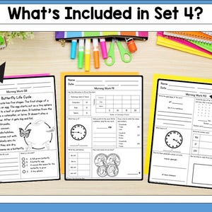 4th Quarter Morning Work 2nd Grade - Math, Phonics, ELA Review ...