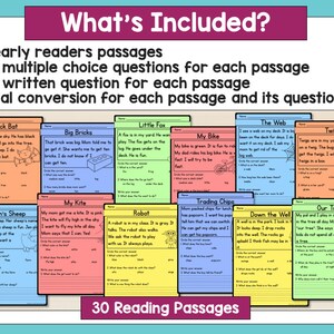 Decodable Readers Passages Science of Reading Comprehension Reading ...