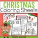 Christmas Coloring Pages Christmas Color by Sight Word and Number ...