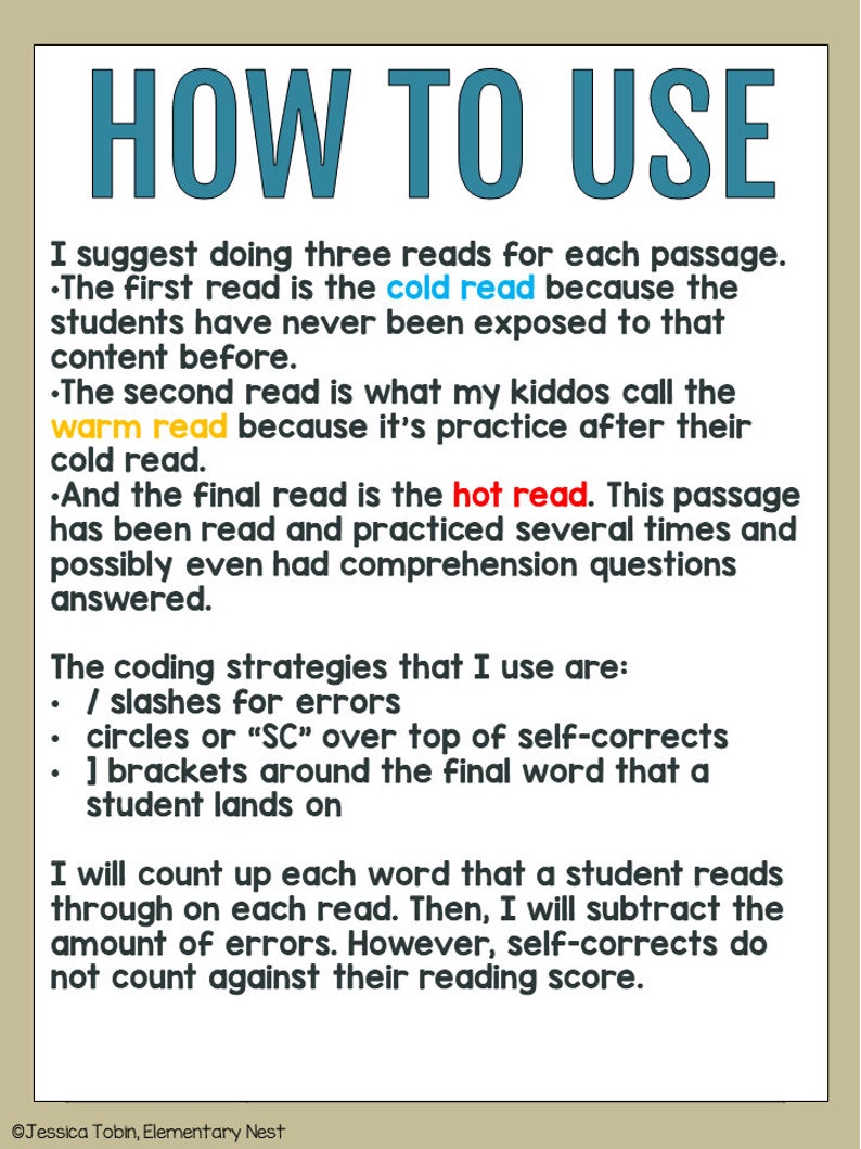 Animals Reading Fluency Passages With Comprehension & Reading Fluency ...