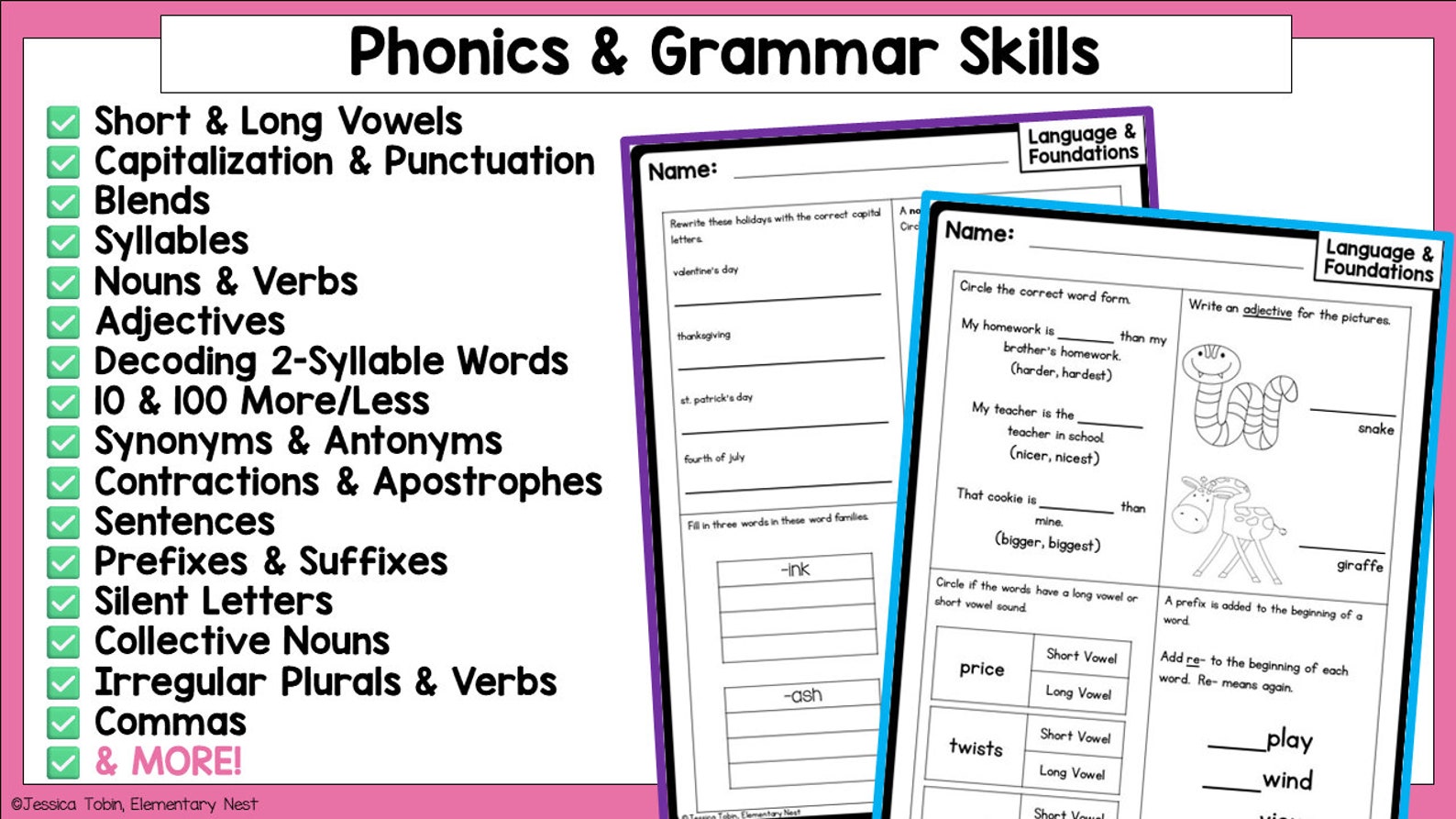 Homework, Homework Sheets With Homework Folder Labels, 2nd Grade ...