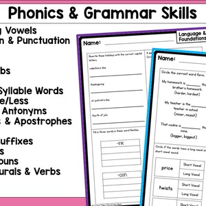 Homework, Homework Sheets With Homework Folder Labels, 2nd Grade ...
