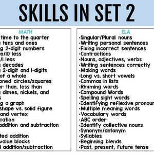 2nd Grade Morning Work - Math, Grammar, ELA Review Worksheets With ...