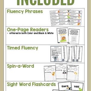 Animals Reading Fluency Practice Centers Oral Reading Fluency Skills ...