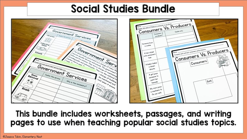 Social Studies Worksheets Social Studies Reading 2nd & 3rd Grade Social ...