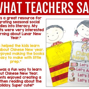 Chinese New Year Craft Reading Writing Flip Book Chinese New Year 2026 ...