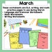 March Math, Writing, Language Worksheets - St. Patrick's Day Word ...