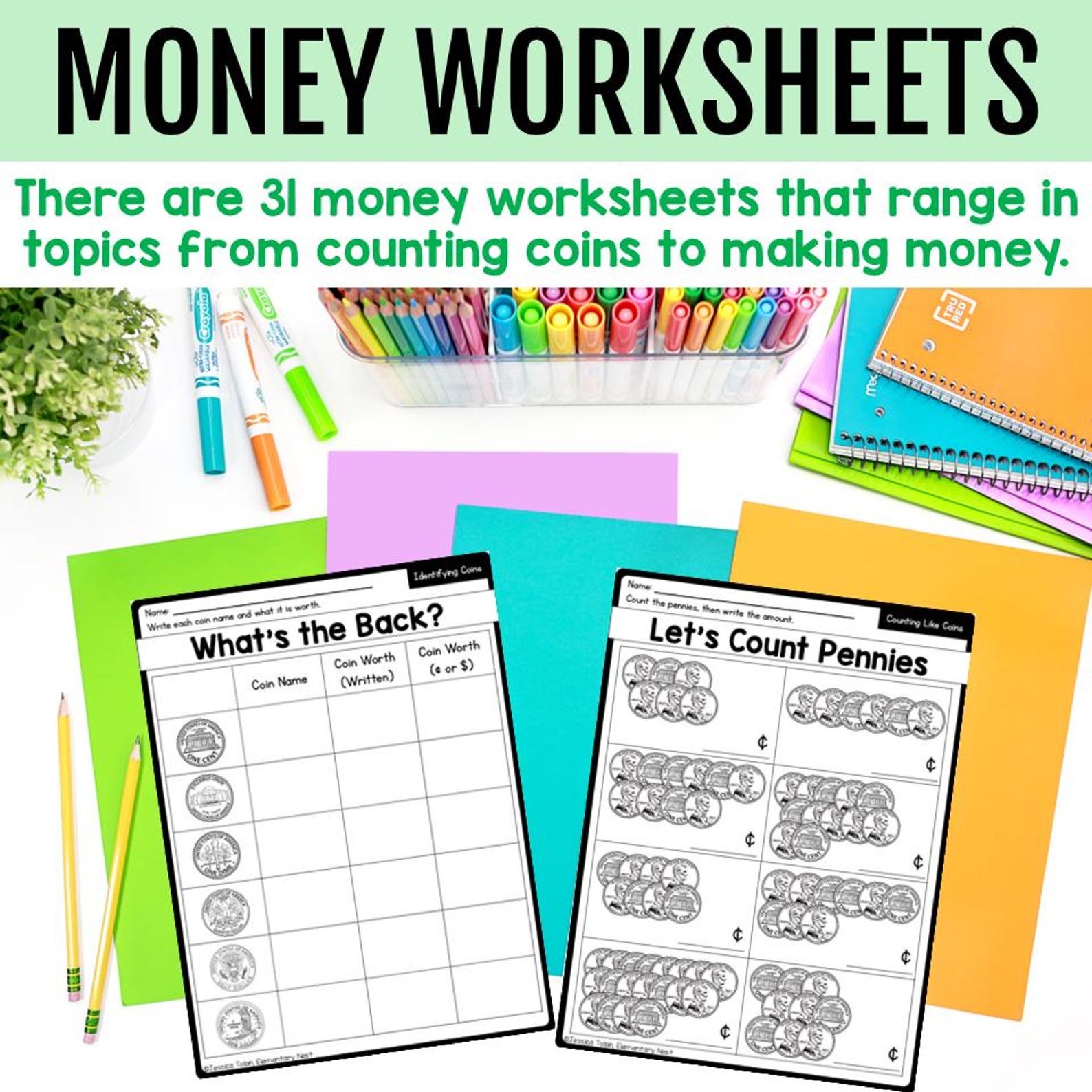 Counting Money Worksheets, Money Word Problems, Do I Have Enough Money ...
