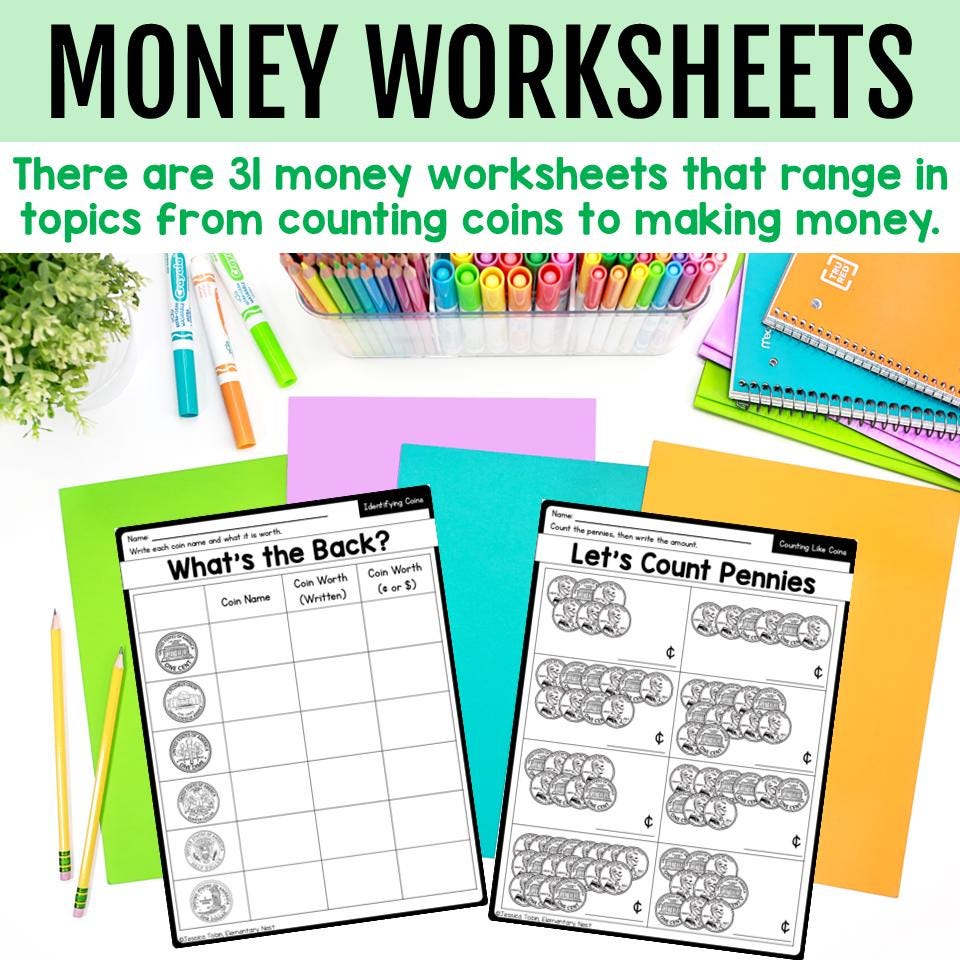 Counting Money Worksheets, Money Word Problems, Do I Have Enough Money ...