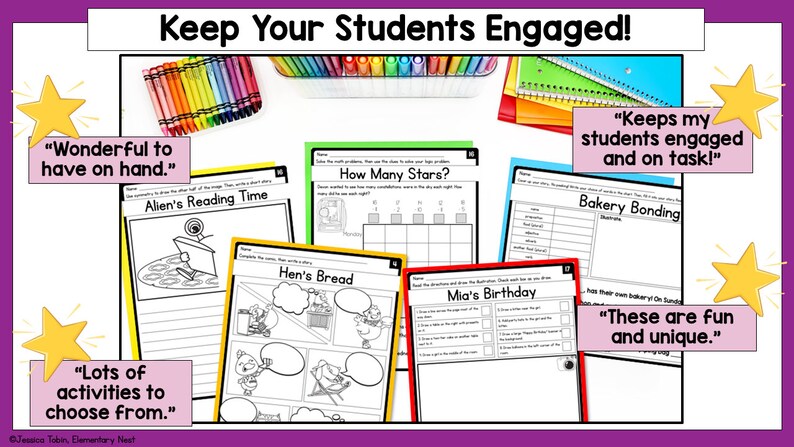 Fast Finisher Early Finishers Activities Creative Writing Math Review ...