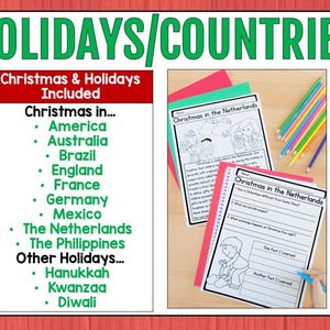 Christmas Around the World Passages - Winter Holidays Around the World ...